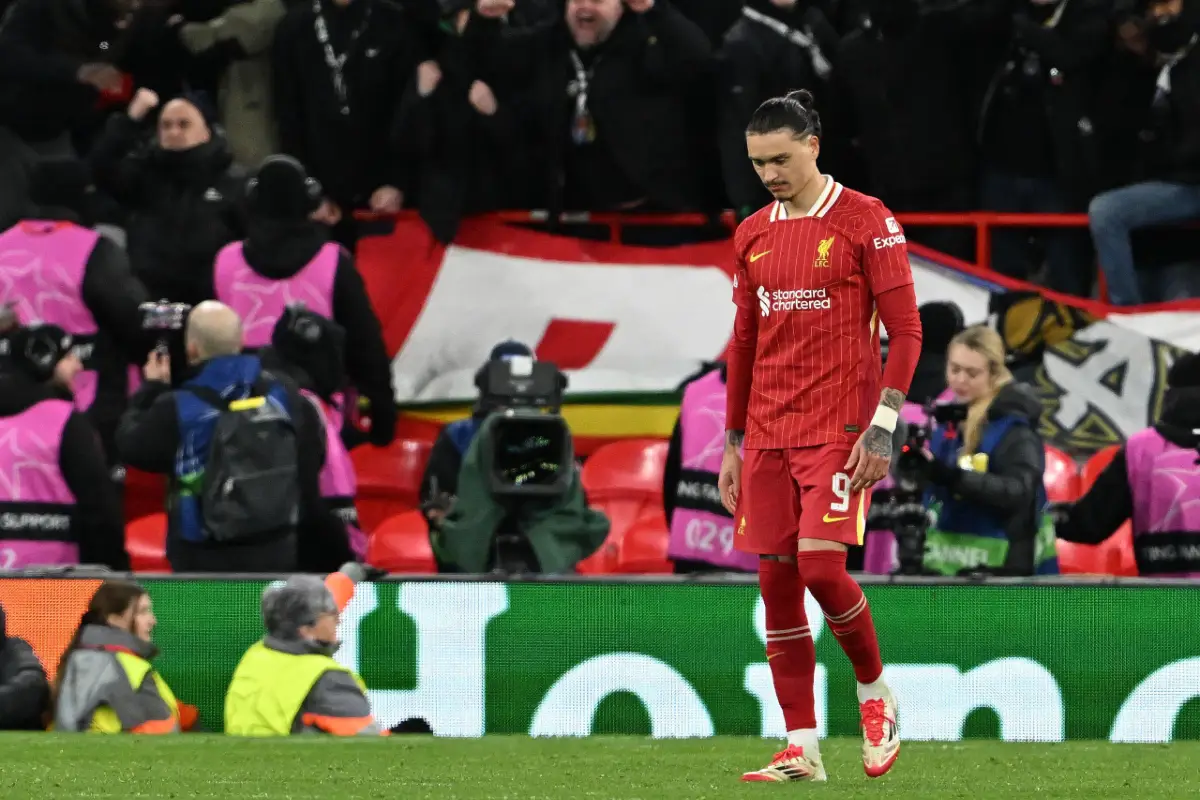 Liverpool: Darwin Núñez, dehors
